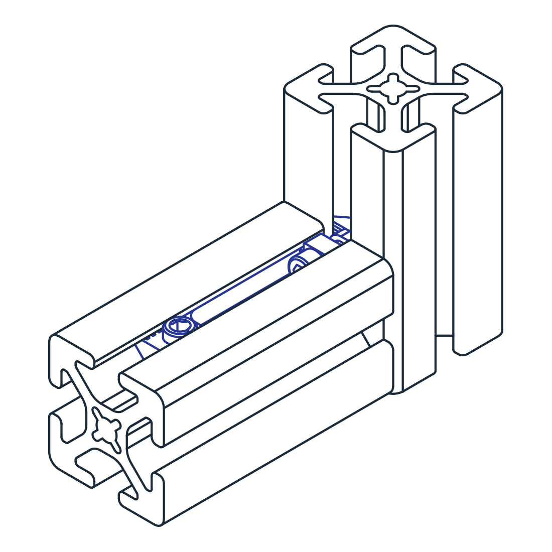 Buy 30 Series Steel Milling Connector | Modular1