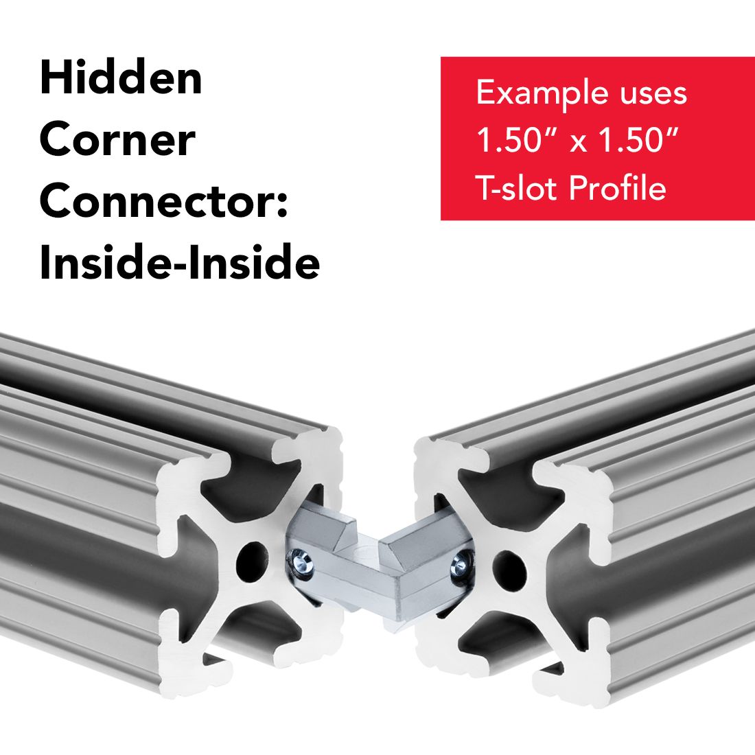Buy Zinc Hidden Corner Connector Inside‑Inside | Modular1