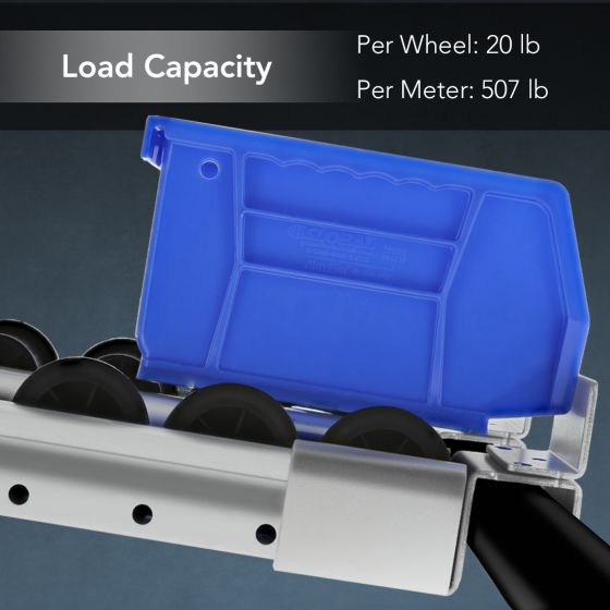 Steel Roller Track Narrow with Flange - Modular1
